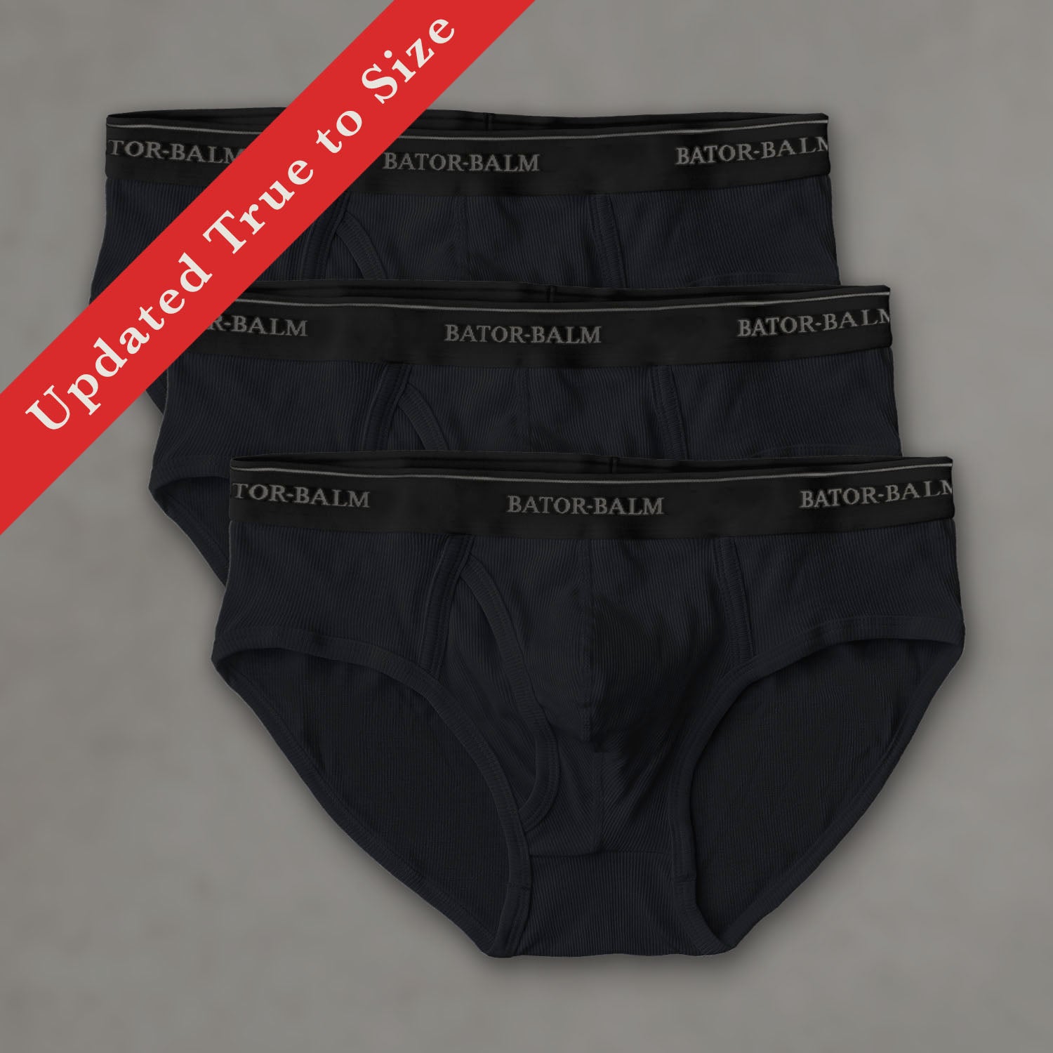 Bator Briefs 3 Pack - Black | Bator Balm