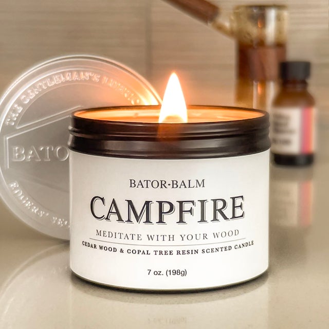 Camp Fire - 7oz Crackling Bator Balm Candle